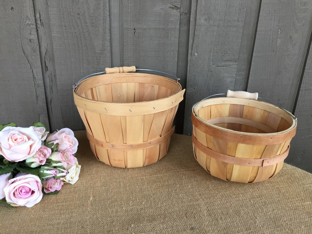 Apple Bushel Bucket Bucket Pail Wedding Bucket Vintage Wedding Pail ...