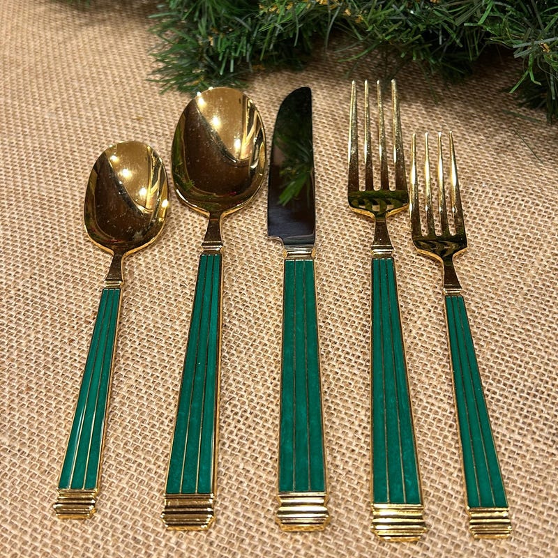 Unique Silverware Set - Etsy
