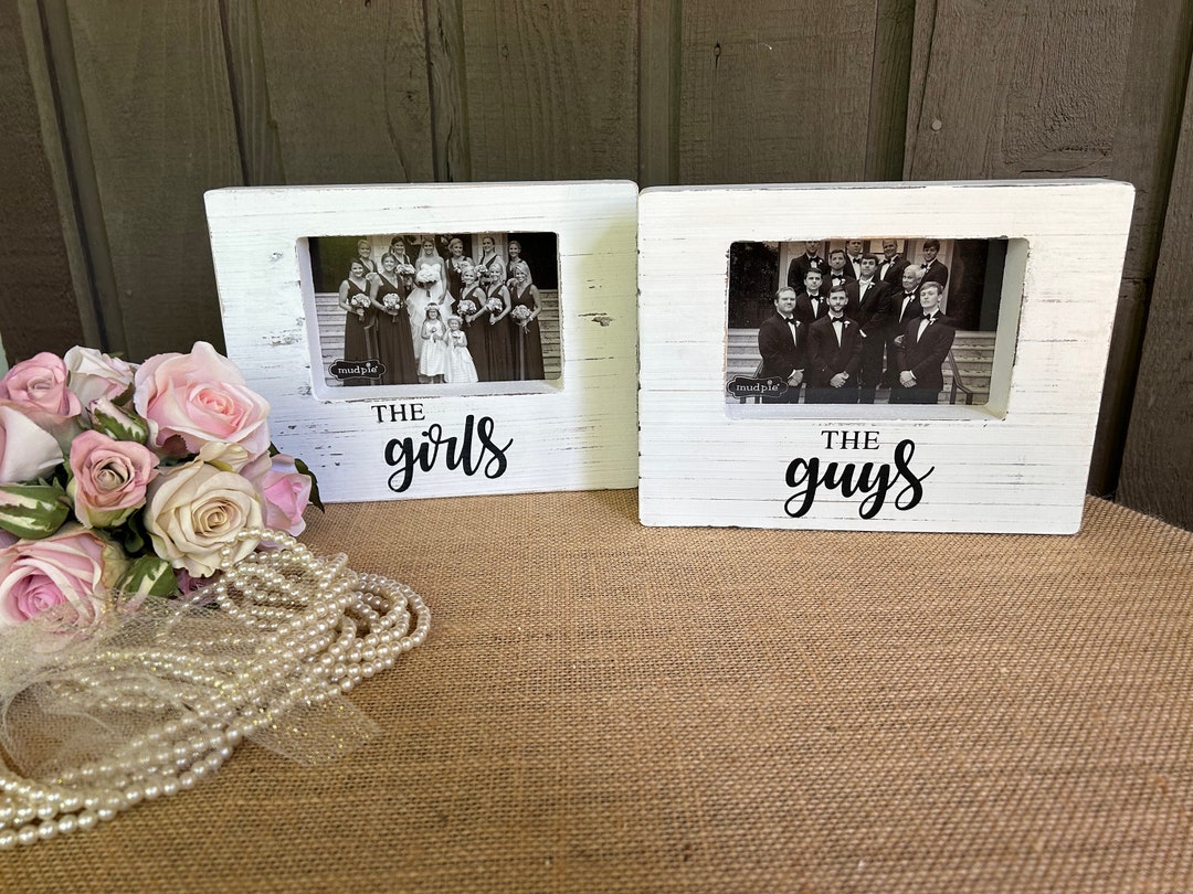 Wedding Frames Bride and Groom Picture Frames Groomsmen Photos Frame ...
