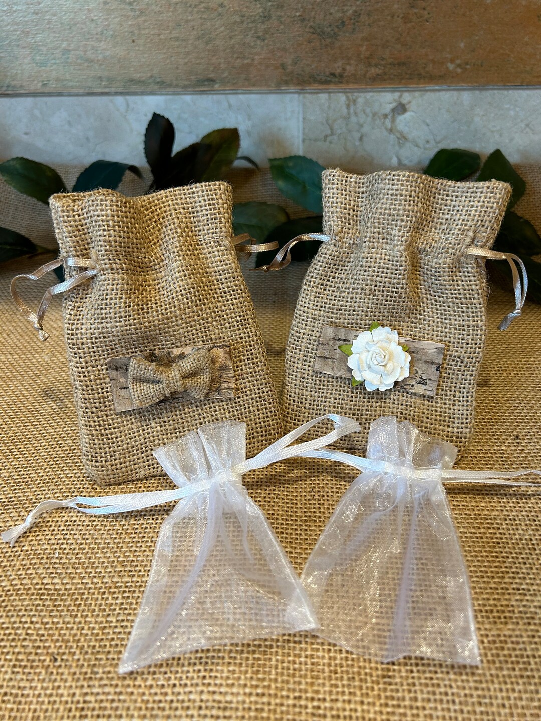 Ring Bearer Burlap Bags Wedding Ring Bags Wedding Accessory Ring Bearer ...