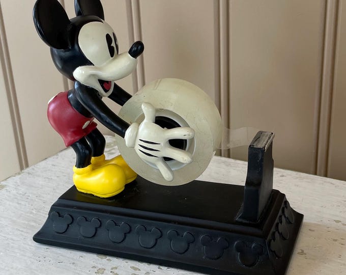 Disney Mickey Mouse Tape Dispenser Vintage Disney - Etsy