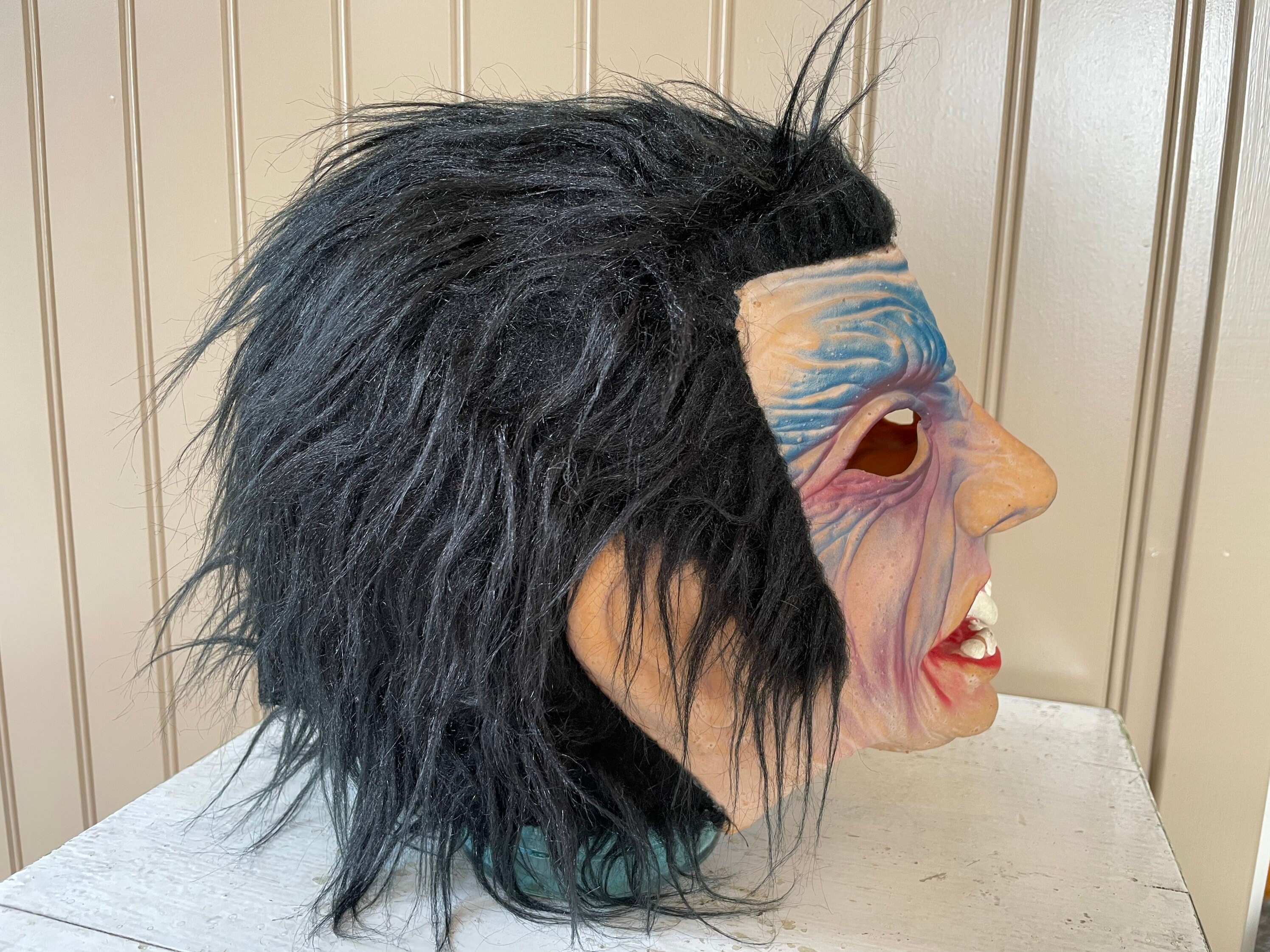 Topstone Vampire Latex Mask Vintage Halloween - Etsy