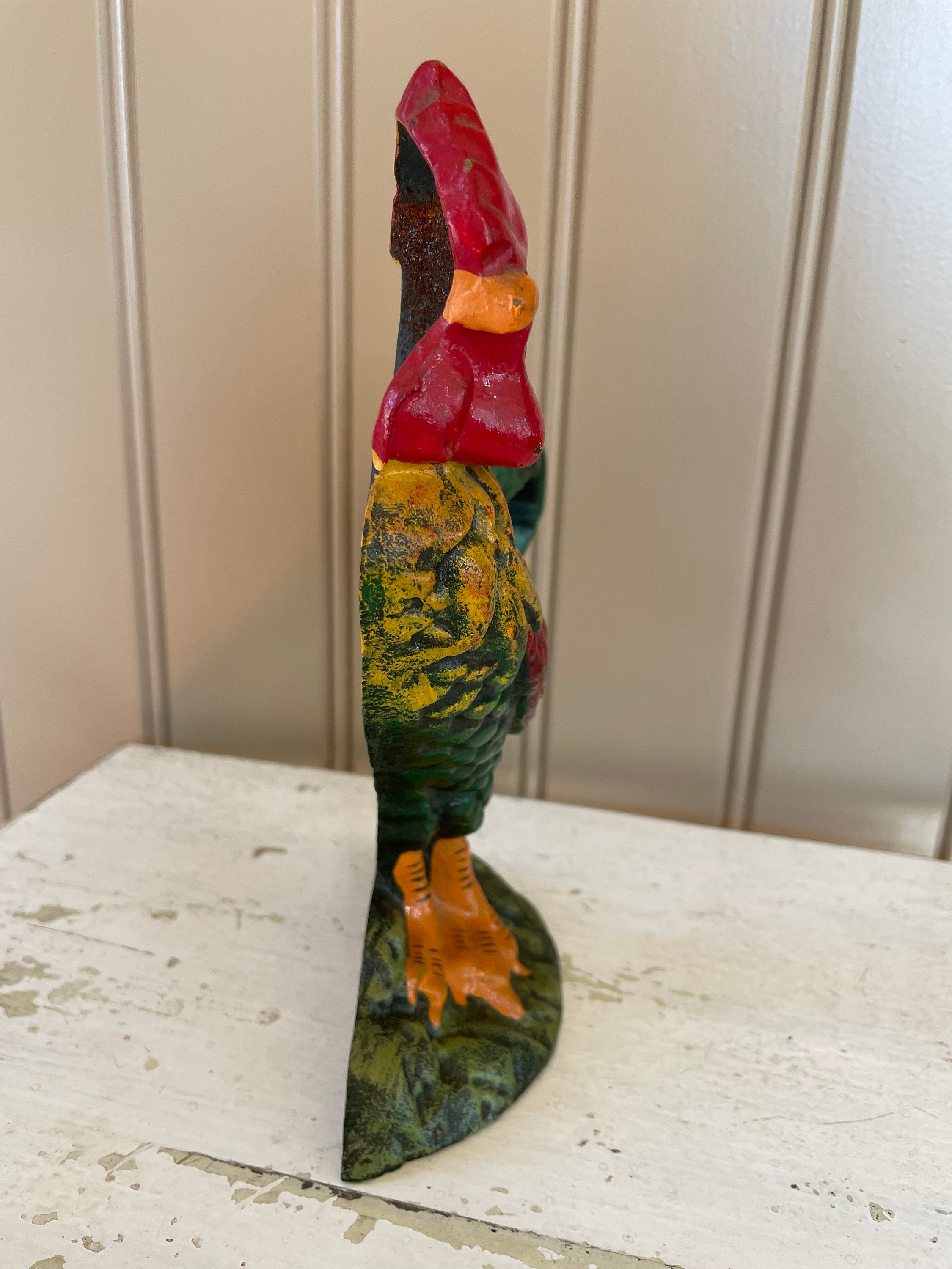 Rooster Door Stopper Cast Iron Rooster Farmhouse Decor - Etsy
