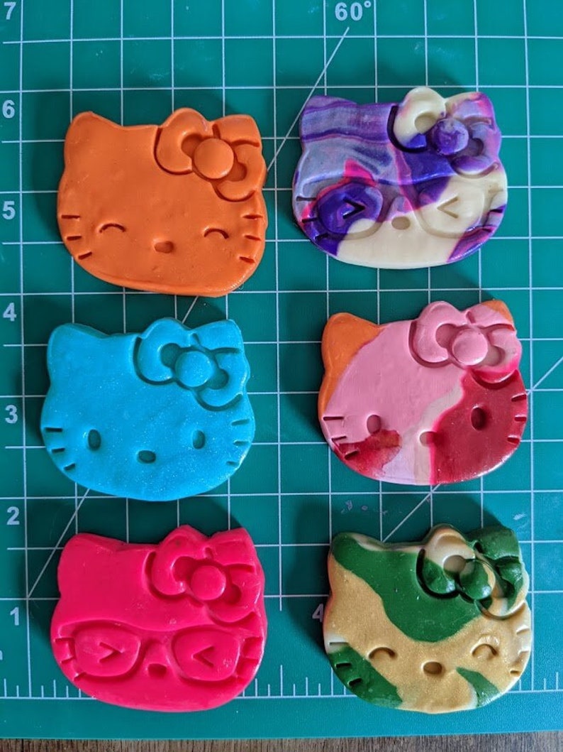 Blind Grab Hello Kitty Sanrio Polymer Clay Good Luck Charm Worry Stone ...