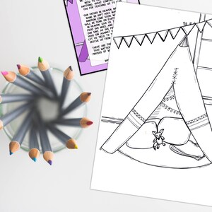 Children's Lenten Guide - Coloring Pages + Prayer Cards Packet ...