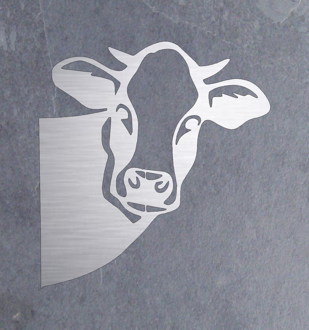 CORNER COW DXF, Cow Head Svg, Farm Animal Svg, Silhouettes Dxf File ...