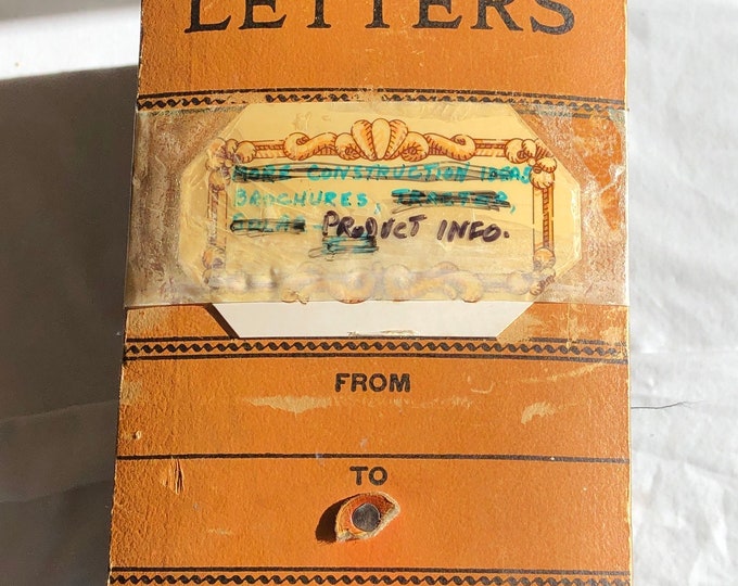Vintage Wood Giant File Letter Box by the Kendrick-bellamy Co, Denver ...