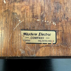 Antique Western Electric Oak Telephone Box, Made in USA, Oak Box to ...