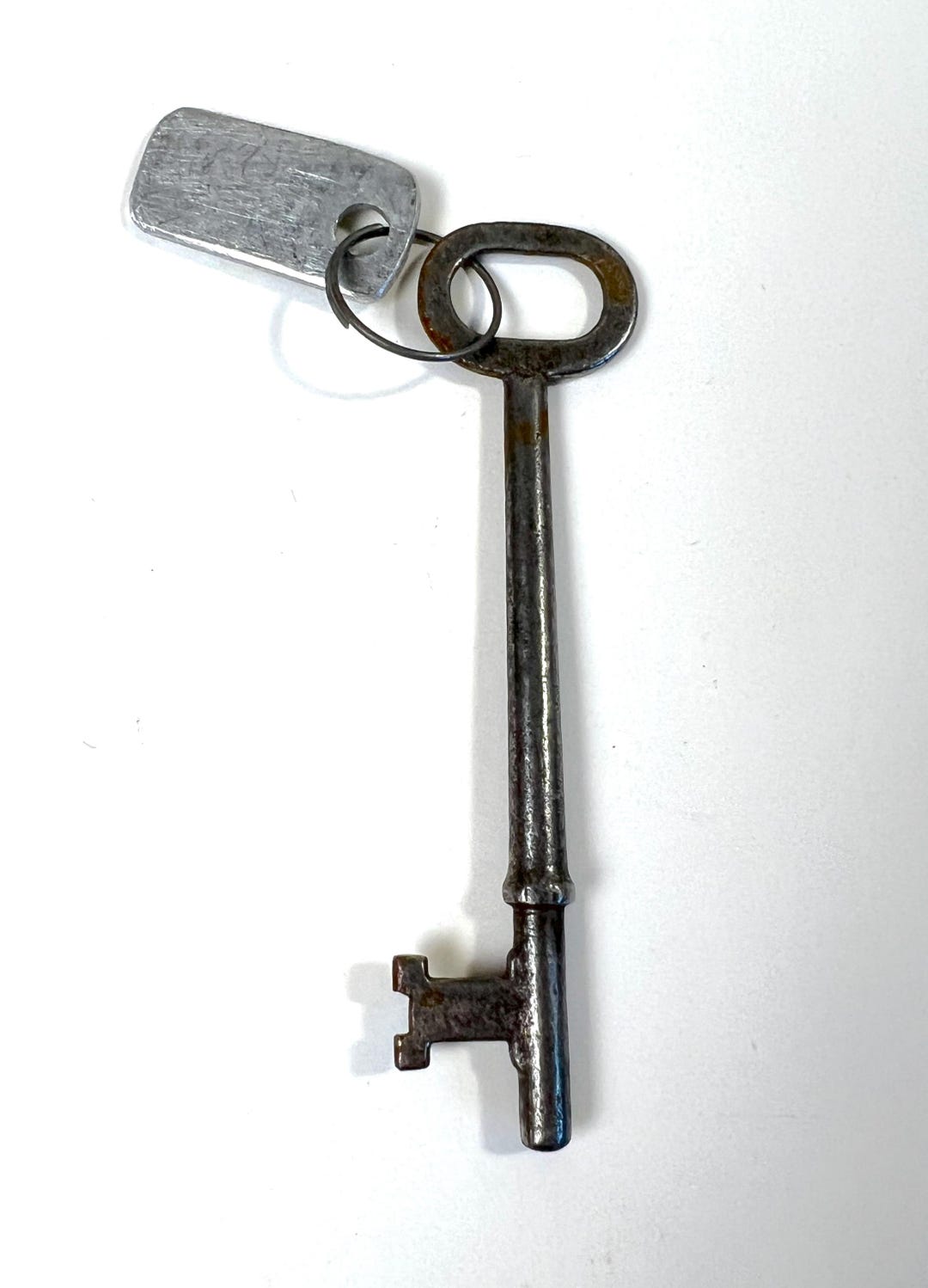 Antique Skeleton Key, Authentic Antique Silver-tone Skeleton Key ...
