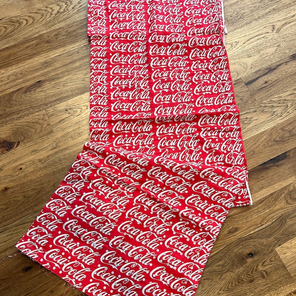 Coca Cola Fabric - Etsy