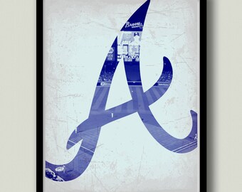 Atlanta Braves Art | Etsy