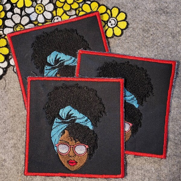 Black Woman Patch - Etsy