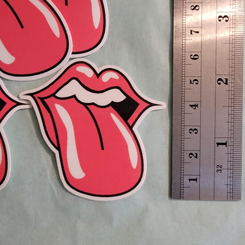 12 Tongue Vinyl Laminated Water Proof Stickers, - Etsy