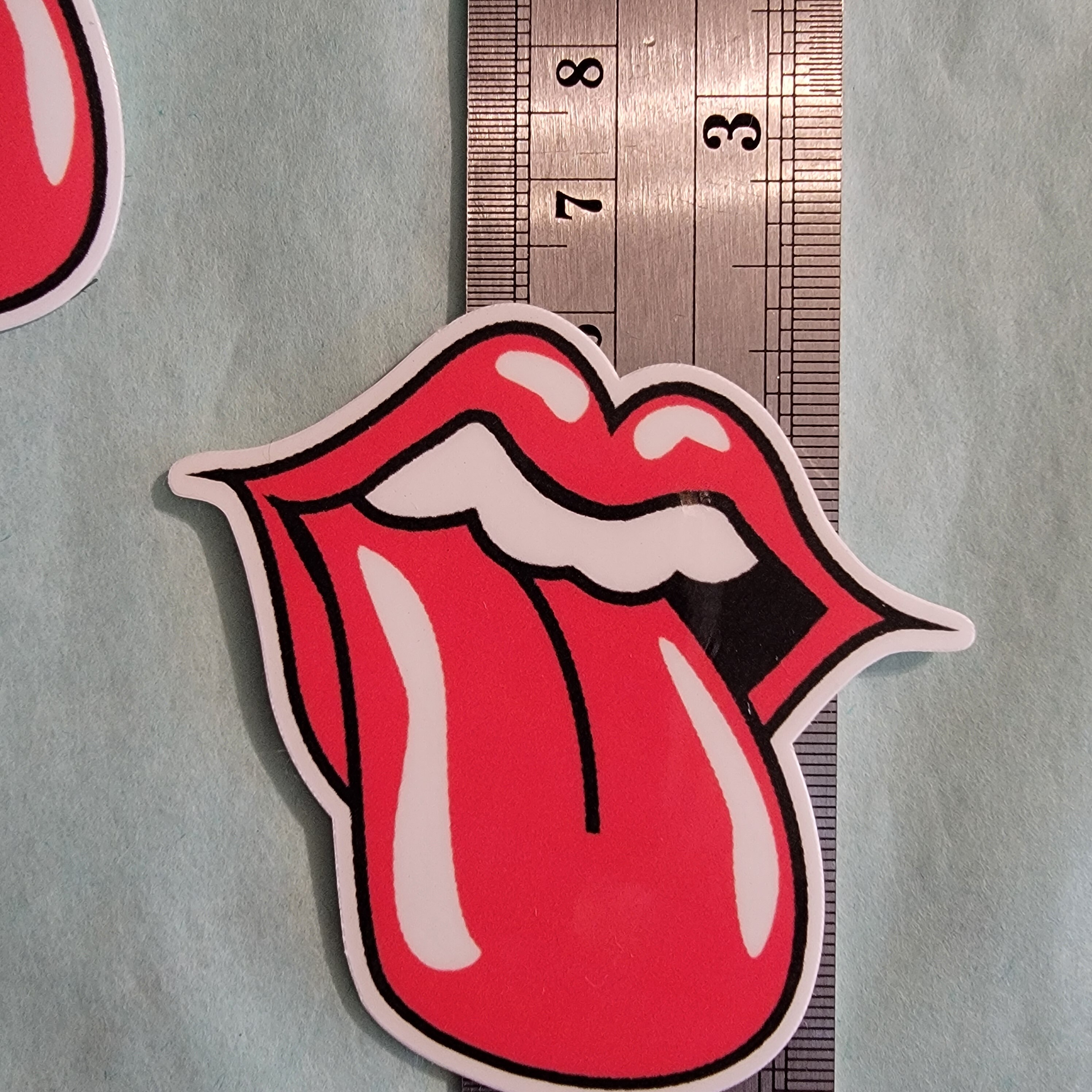 12 Tongue Vinyl Laminated Water Proof Stickers, - Etsy