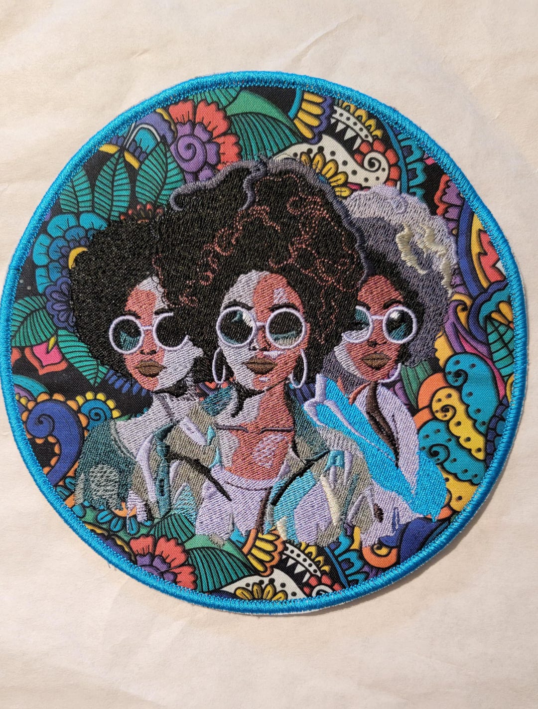 African American Black Sisters Patch, Abstract, Black Girl Magic ...