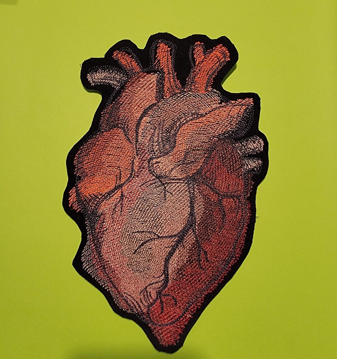 Anatomy Heart Patch, 9 Heart, Cool Patches, Human Heart, Iron on Patch, Large Iron on Patch ...