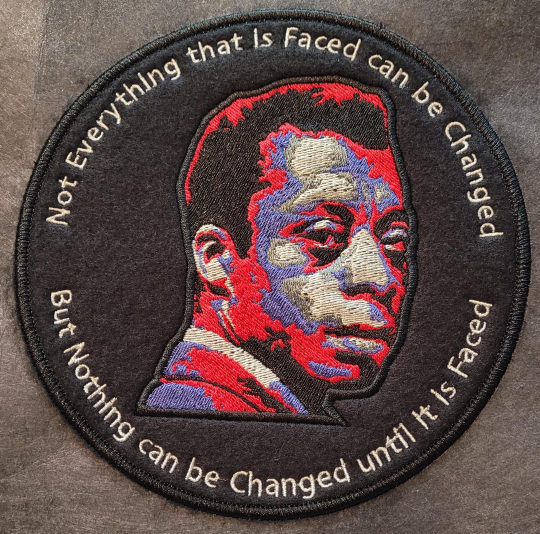 James Baldwin Patch: Black History Icon, Civil Rights Leader - Etsy