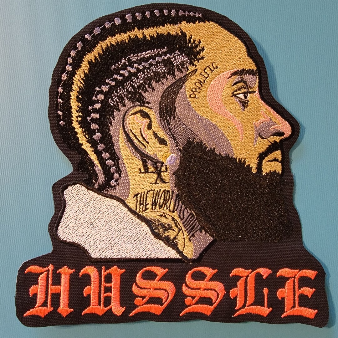 Nipsey Iron-on Patch, Cultural Patches, Westcoast Rap, Black Icons ...