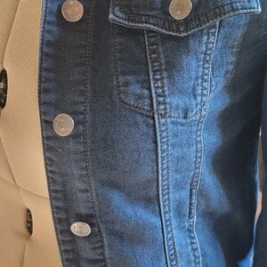 Denim Jacket, Embroidered Bee and Flower, Custom Jean Jacket Ready to ...