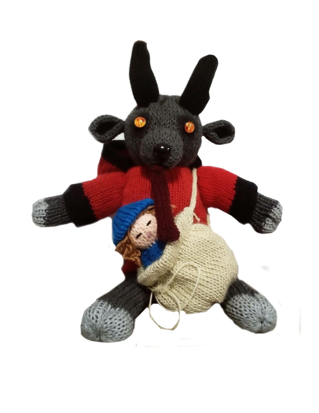KRAMPUS DOLL Circular Knitting Machine PDF Pattern and Workshop ...