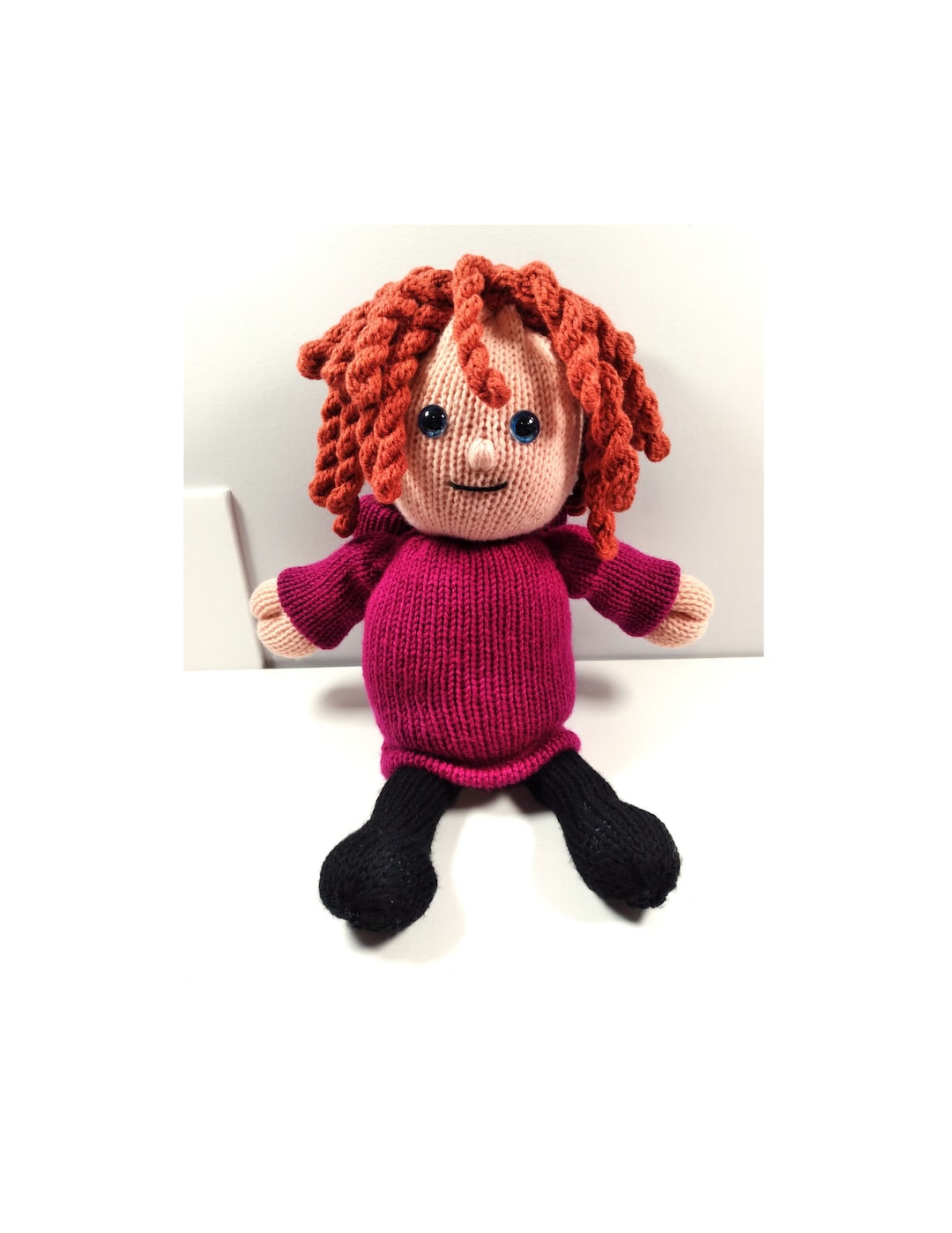 Violet Hoodie Doll - Addi, Sentro Circular Knitting Machine PDF Pattern ...
