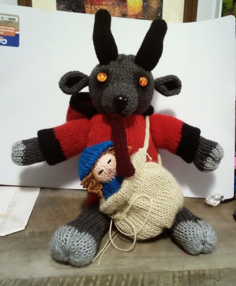 KRAMPUS DOLL Circular Knitting Machine PDF Pattern and Workshop Sentro ...