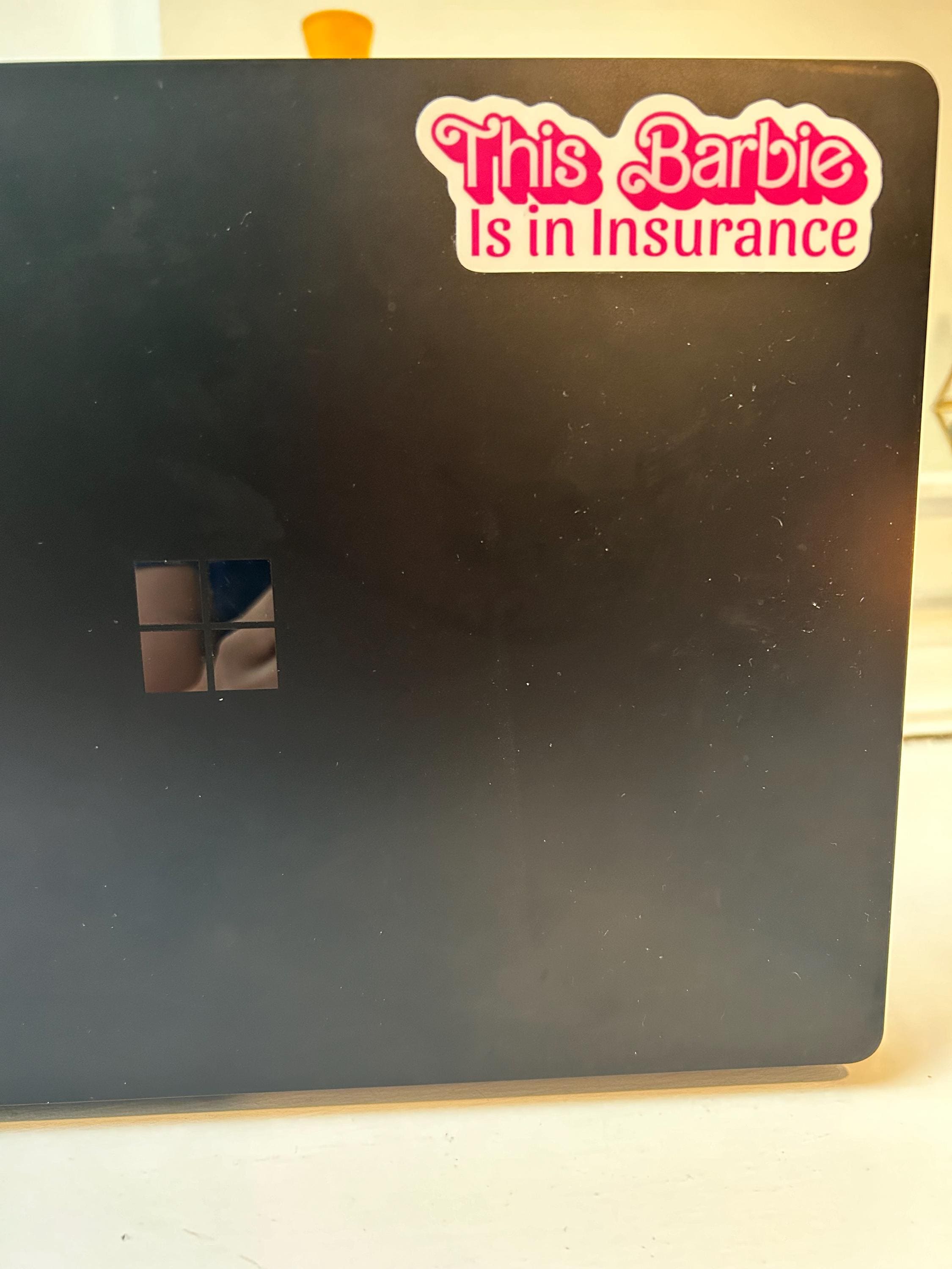 This Barbie is in Insurance Sticker - Etsy