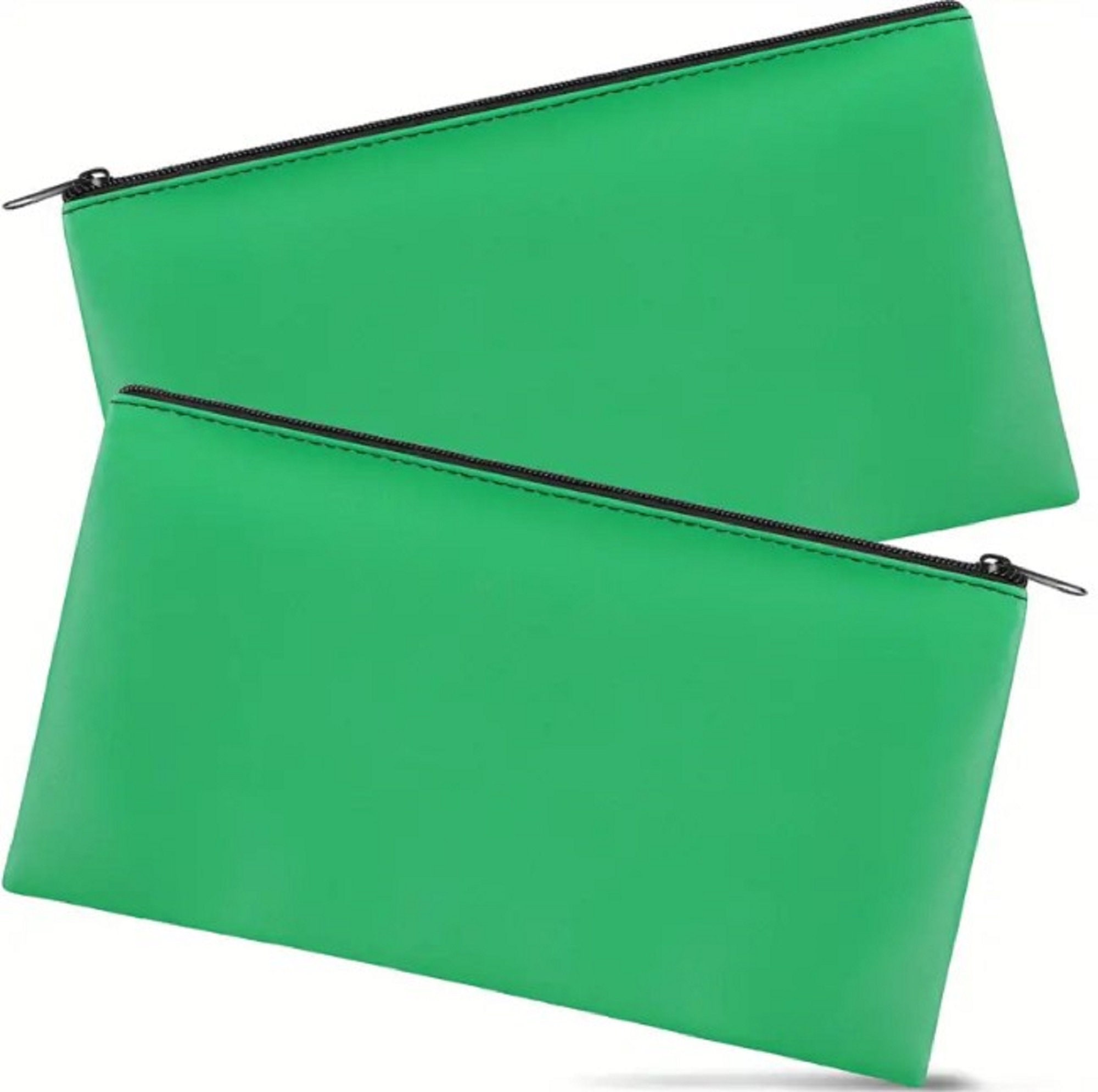 Green 11 X 6 Inch Currency Pouch / Zippered Paper Money Bag 1 Pc - Etsy