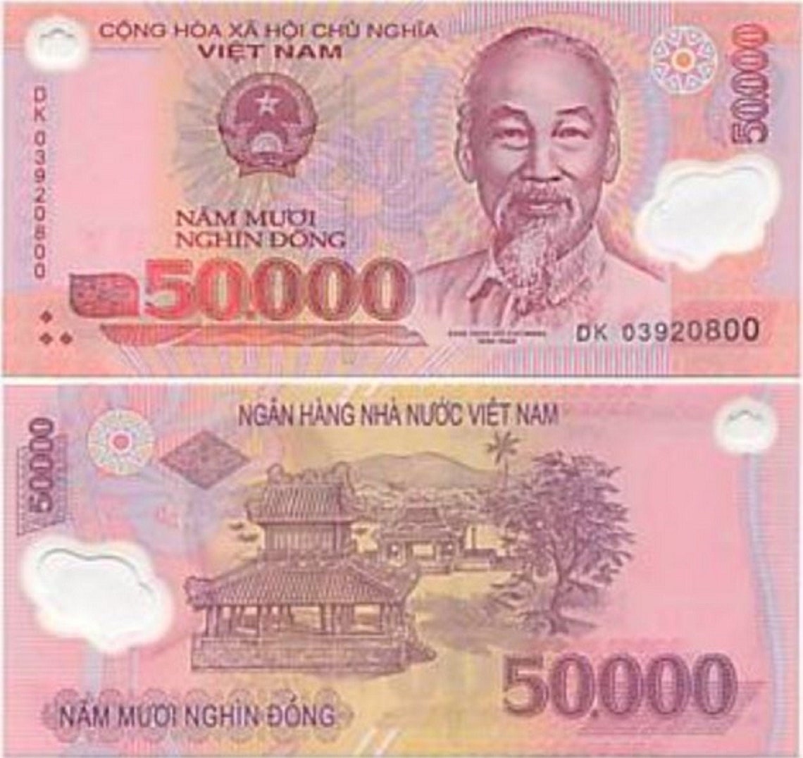 10 X 50000 Vietnamese Dong UNC Polymer Banknotes 500000 Etsy 10-x-50000-vietnamese-dong-unc-polymer-banknotes-500000-etsy