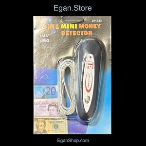 2-in-1 Mini Money Detector - Identifies Counterfeit (fake) Currency ...