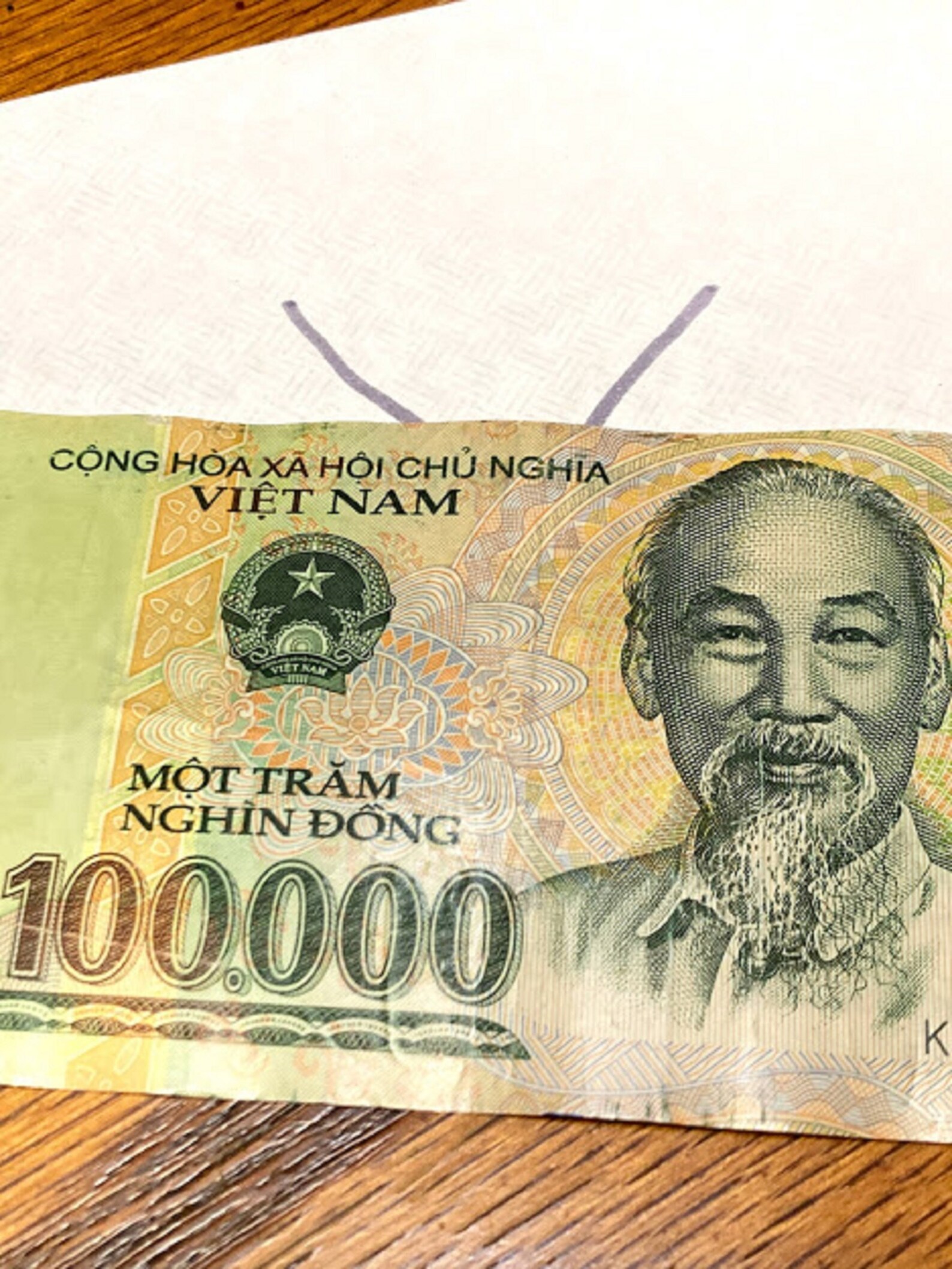 100000 Vietnamese Dong One 100K VND UNC Vietnam Polymer Etsy