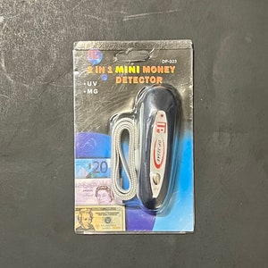 2-in-1 Mini Money Detector - Identifies Counterfeit (fake) Currency ...