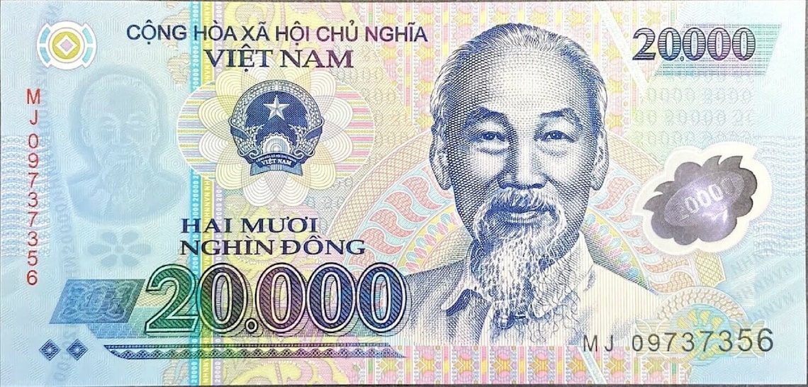 20000 VND Vietnamese Dong Uncirculated Polymer Notes 100 Pc | Etsy