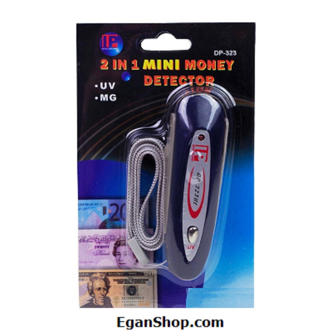 2-in-1 Mini Money Detector - Identifies Counterfeit (fake) Currency ...