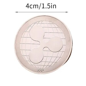 2 Pcs X Ripple / XRP Novelty 1 Oz Collectors Coin in Protective Plastic ...