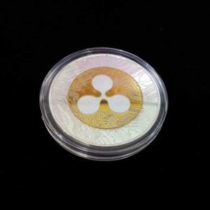 Ripple XRP Novelty Coin: Gold-on-silver Crypto Collectible - Etsy