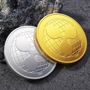 2 Pcs X Ripple / XRP Novelty 1 Oz Collectors Coin in Protective Plastic ...