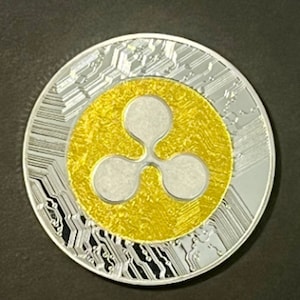 Ripple XRP Novelty Coin: Gold-on-silver Crypto Collectible - Etsy