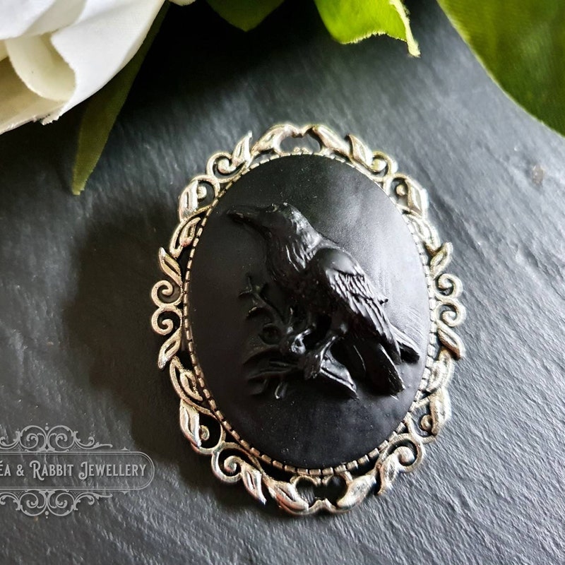 The Raven Poe Antique - Etsy UK
