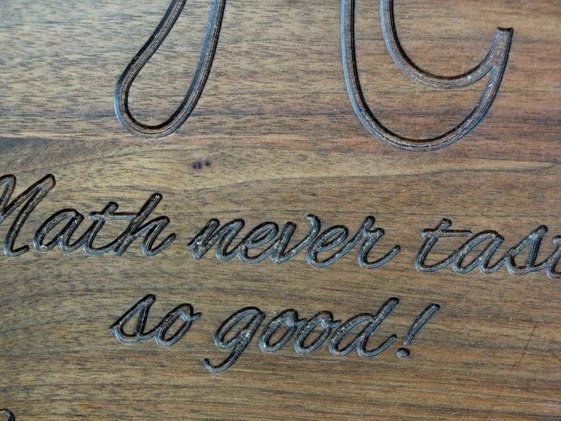 Pi Cutting or Serving Board . Math Themed Pie Plate Great | Etsy