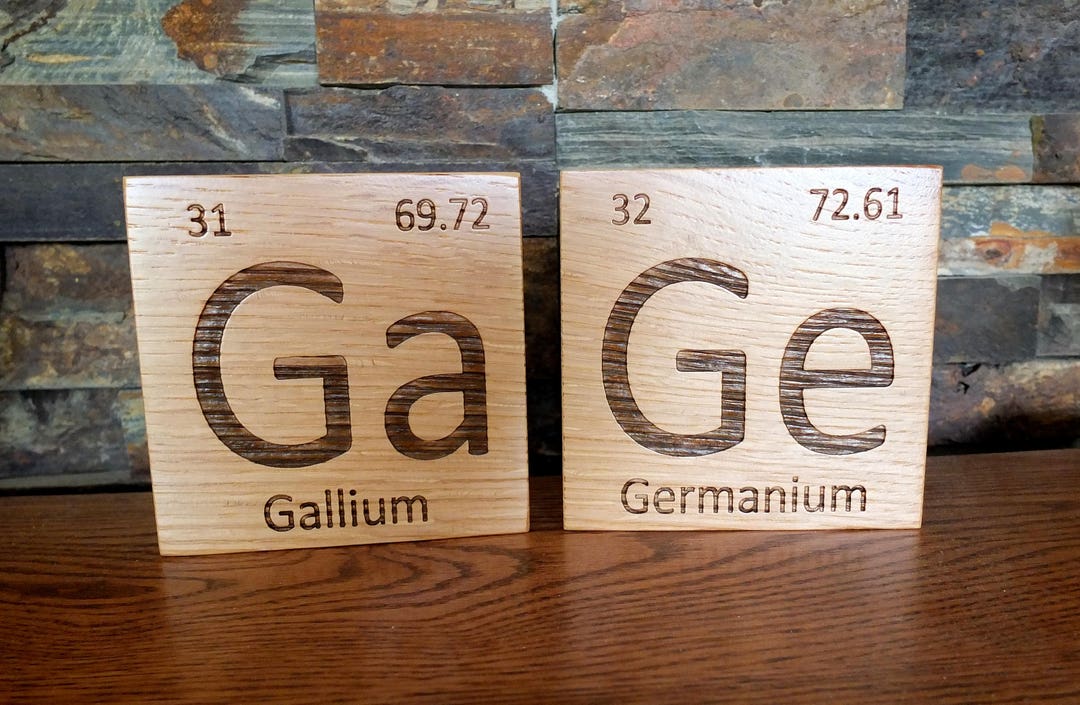 Custom Wooden Periodic Table Element Tiles - Etsy UK