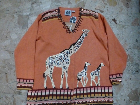 Buy giraffe sweater women's cheap online