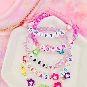 Swiftie Merch Bracelets, Eras Tour Bracelet, Taylor Swift Concert ...