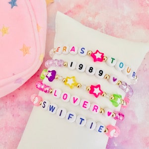 Swiftie Merch Bracelets, Eras Tour Bracelet, Taylor Swift Concert ...