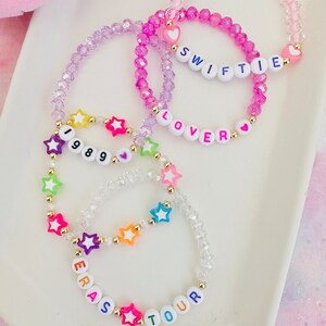 Swiftie Merch Bracelets, Eras Tour Bracelet, Taylor Swift Concert ...