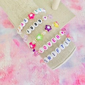 Swiftie Merch Bracelets, Eras Tour Bracelet, Taylor Swift Concert ...