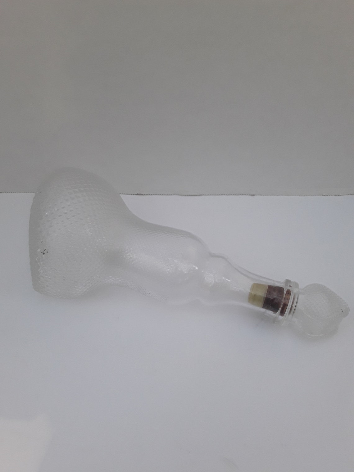 Vintage Wobble Bottle Wine Decanter, Magazzin Glass Company, Italy ...