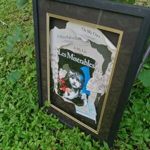 Broadway Theater Art Les Miserables Shadow Box, Victor Hugo Les ...