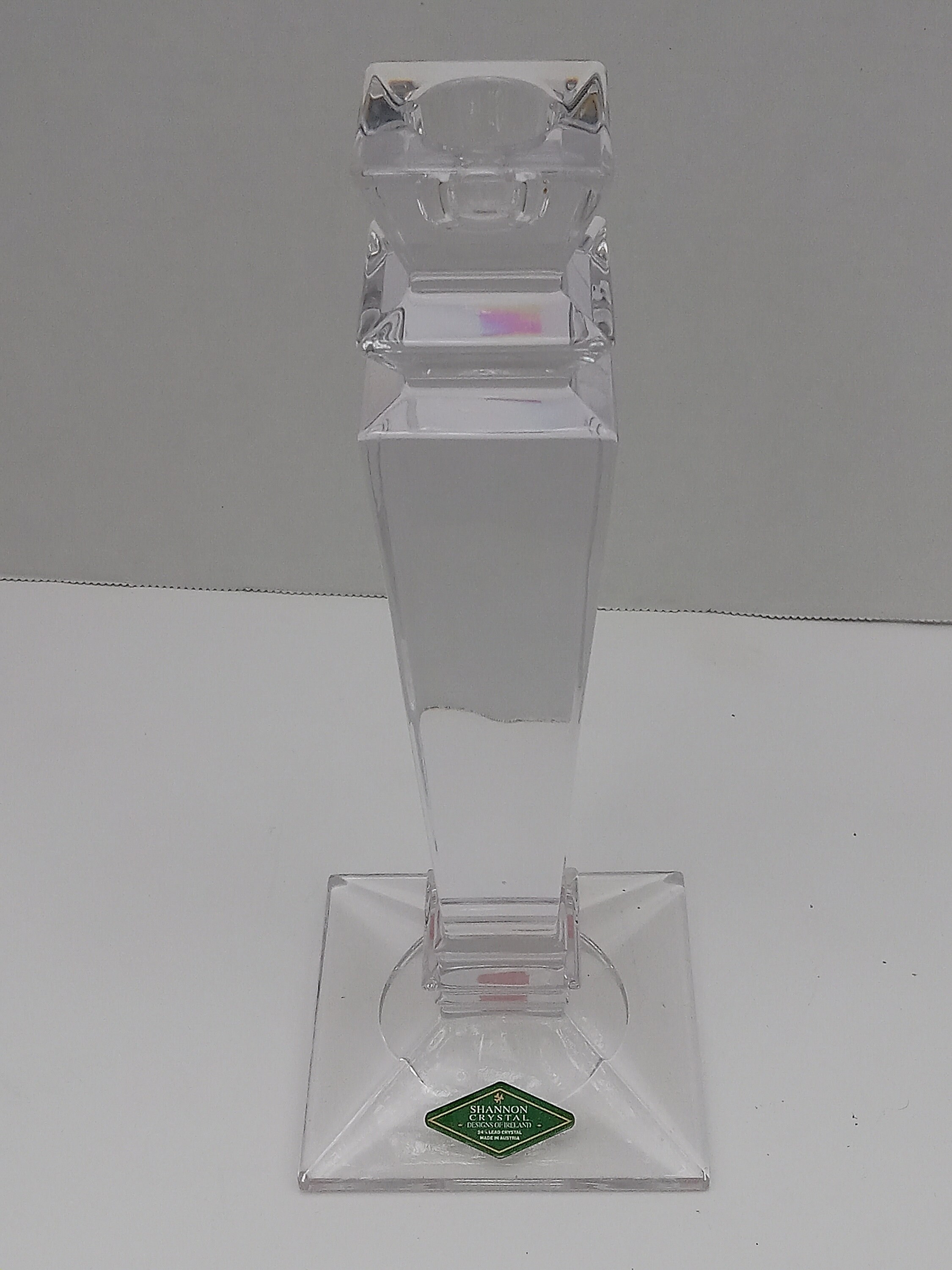 Vintage Shannon Crystal Designs of Ireland 24% Lead Crystal Candle ...