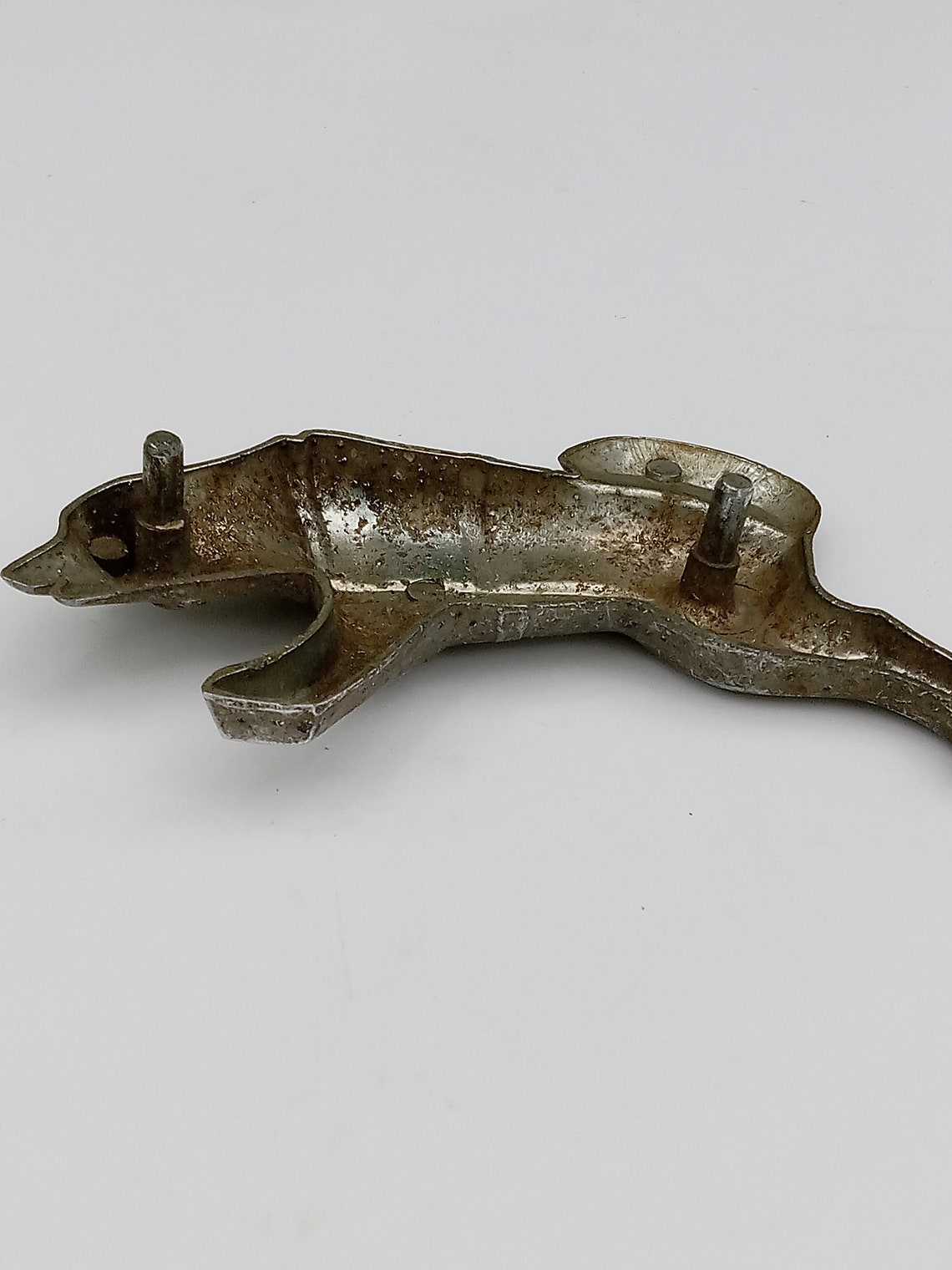 Vintage 1950-60's Brockway Truck Rh Husky Emblem Original Metal, Patina ...